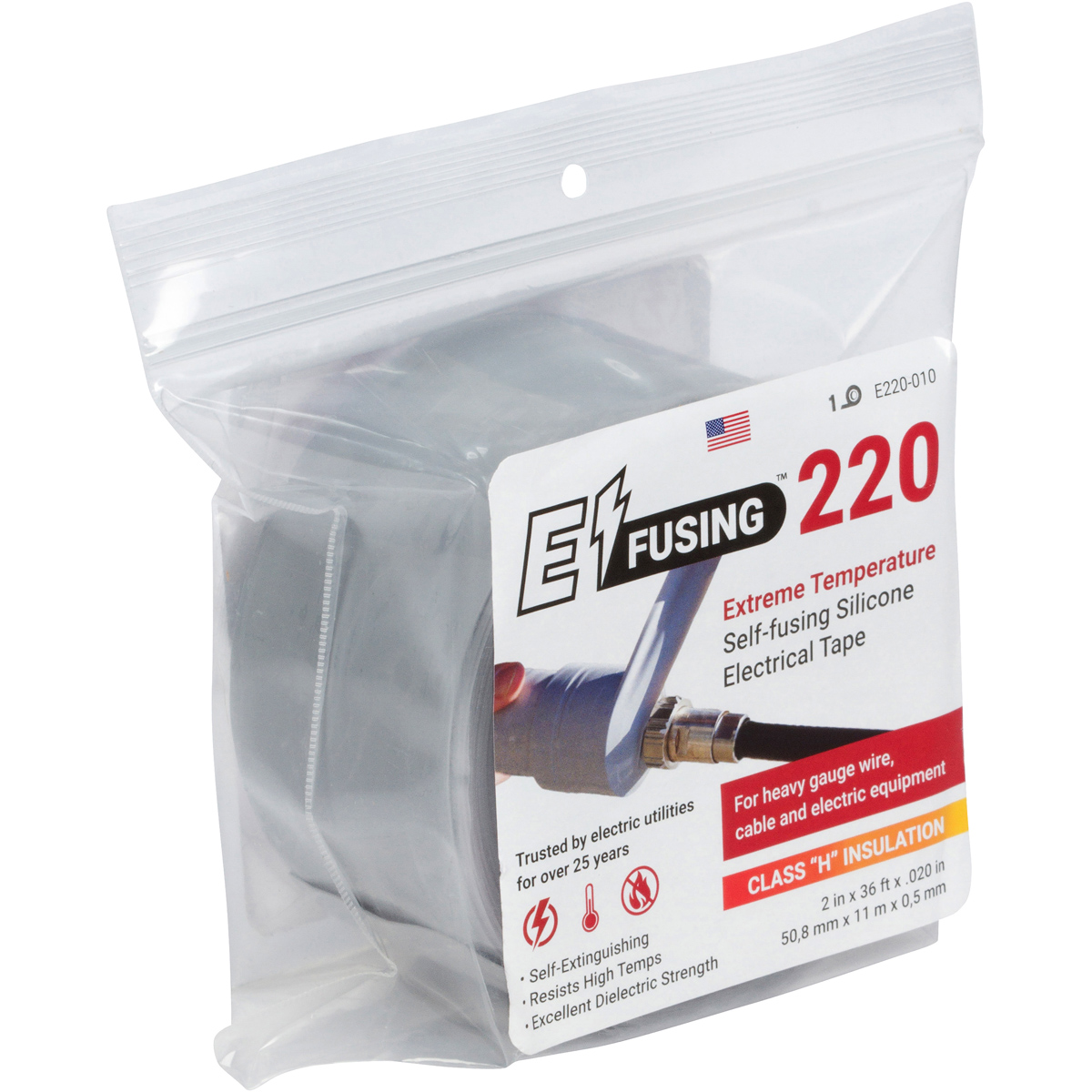 E/Fusing 220 - 15kV Rated High Voltage Insulation Tape - 2 in x 36 ft ...